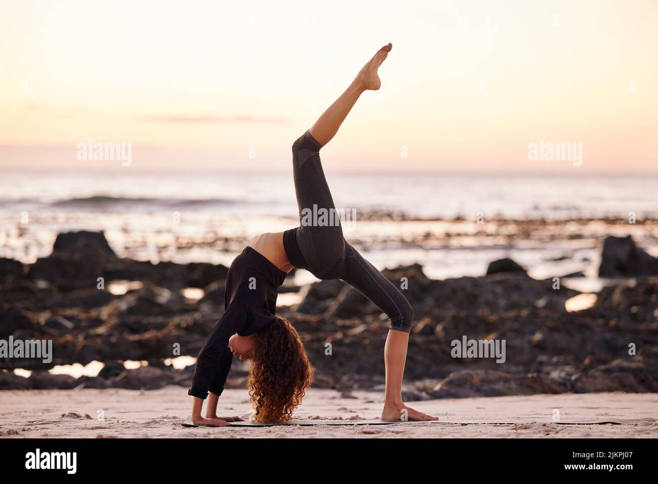 The body surrenders when the mind does too. an attractive young woman ...