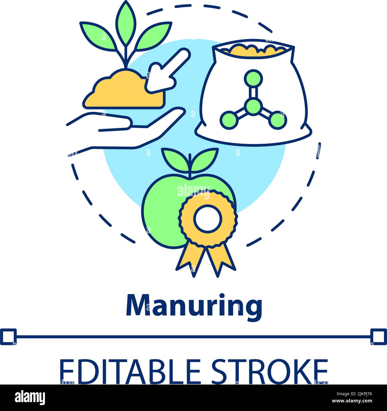 Manuring concept icon Stock Vector Image & Art - Alamy