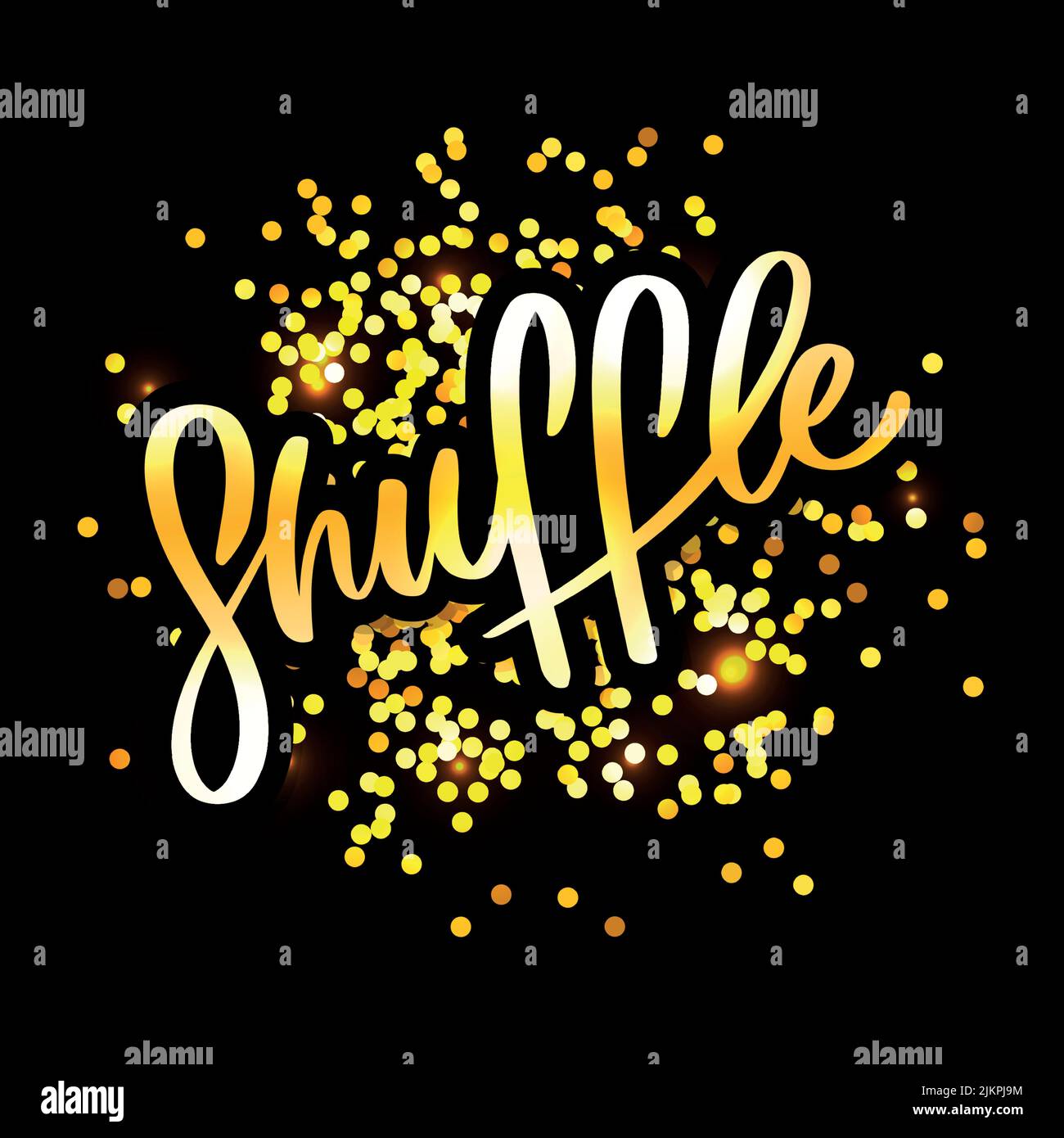 Shuffle dance letter. Abstract modern art design Stock Vector Image ...