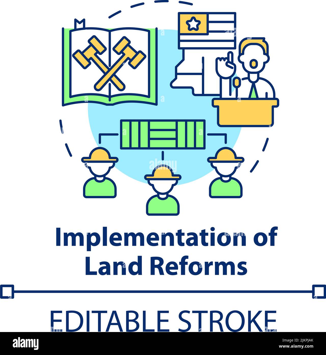 Land reform Stock Vector Images - Alamy