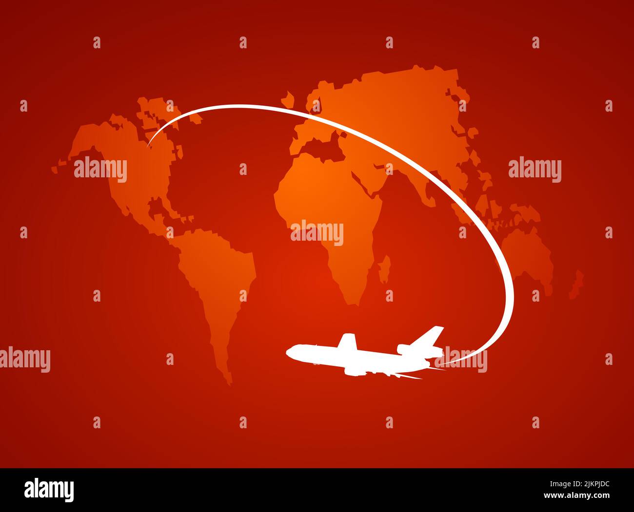 Airplane symbol red vector design Stock Vector Image & Art - Alamy