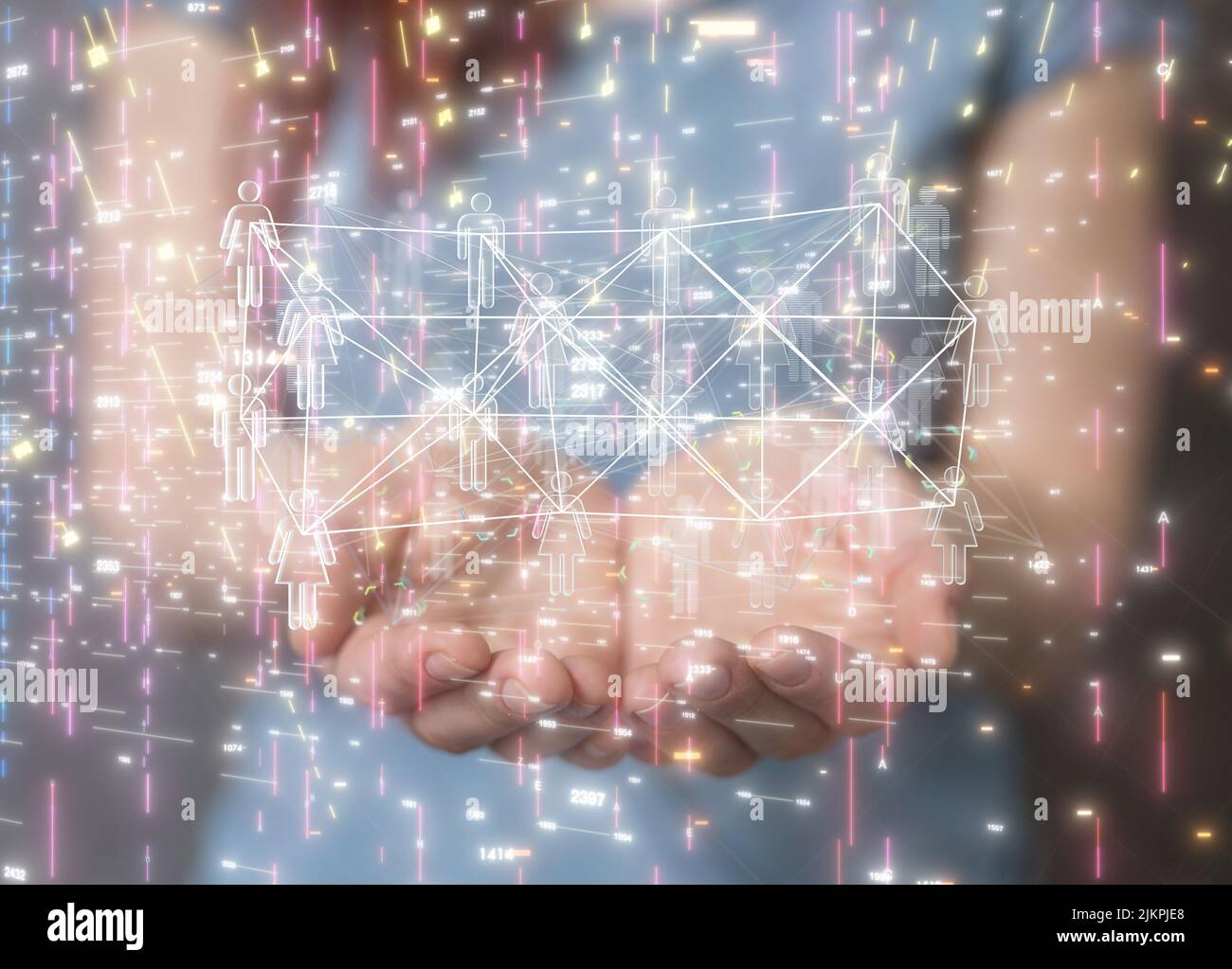 Neural network diagram hi-res stock photography and images - Alamy