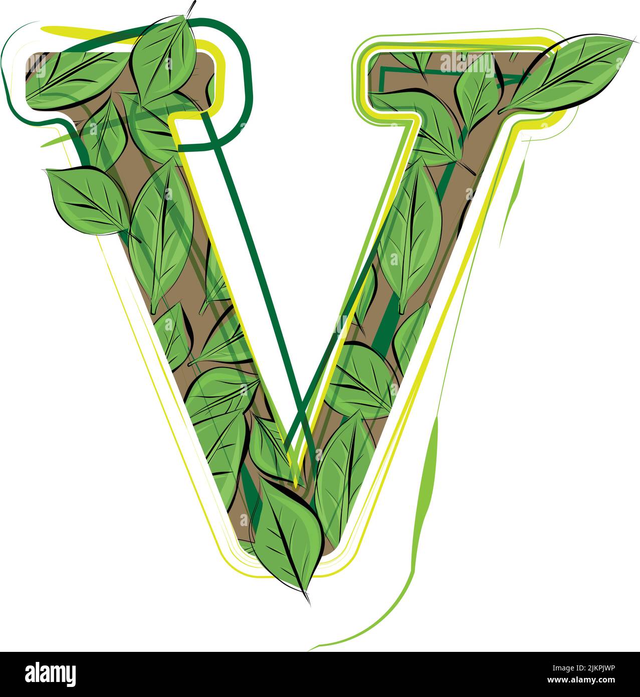 V shape branch Stock Vector Images - Alamy