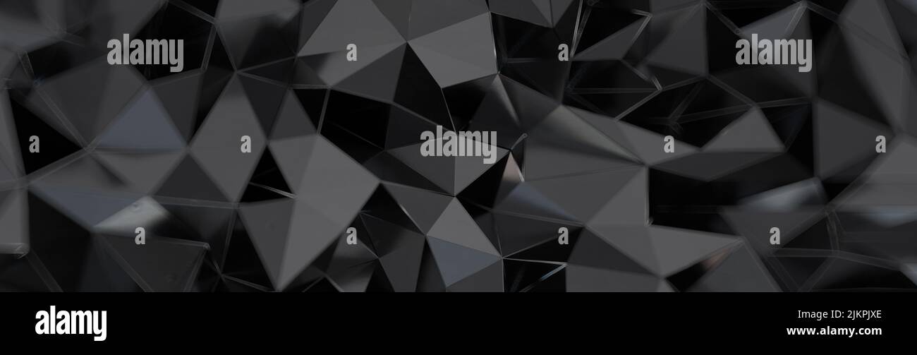 A 3D rendering of chromatic black metallic background Stock Photo - Alamy