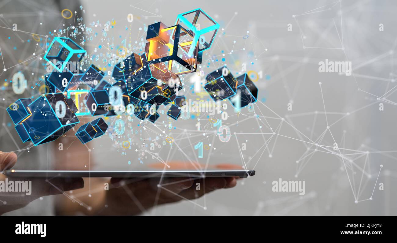 Actionable Analytics Connecting people on the internet Stock Photo - Alamy