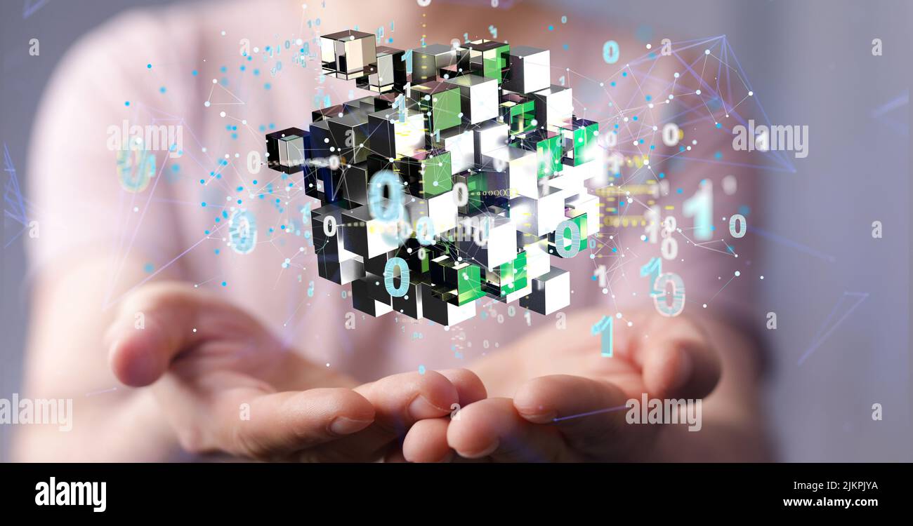 data Internet infrastructure concept. Abstract technology background ...