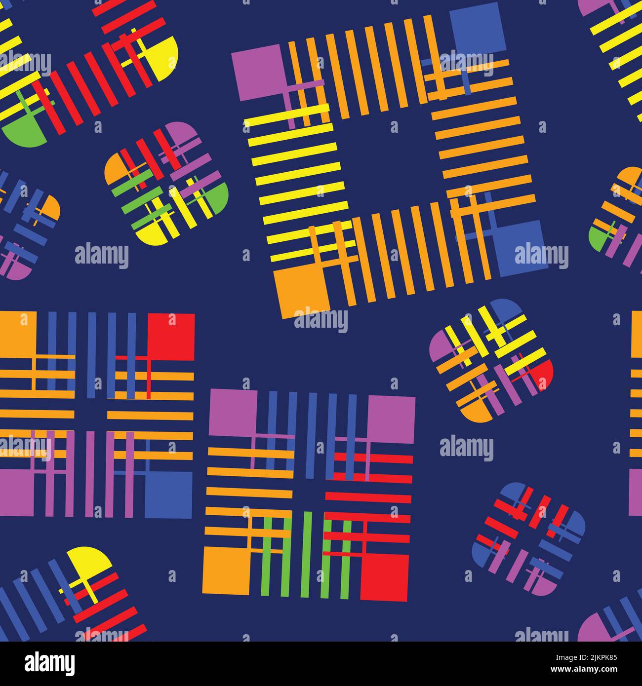 Seamless abstract dark color pattern template vector illustration Stock ...