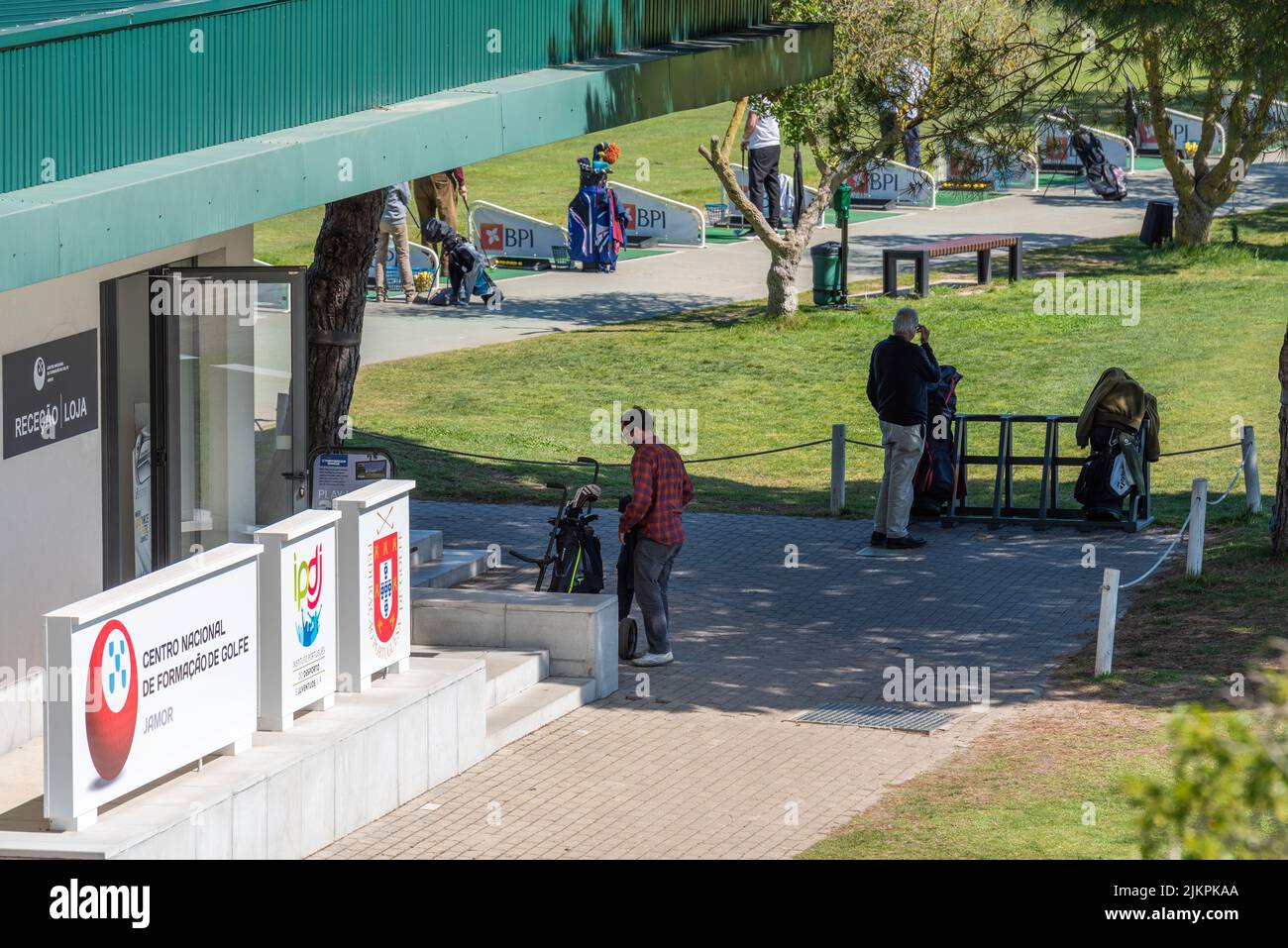 A National Golf Training Center at Jamor in Lisbon Stock Photo - Alamy