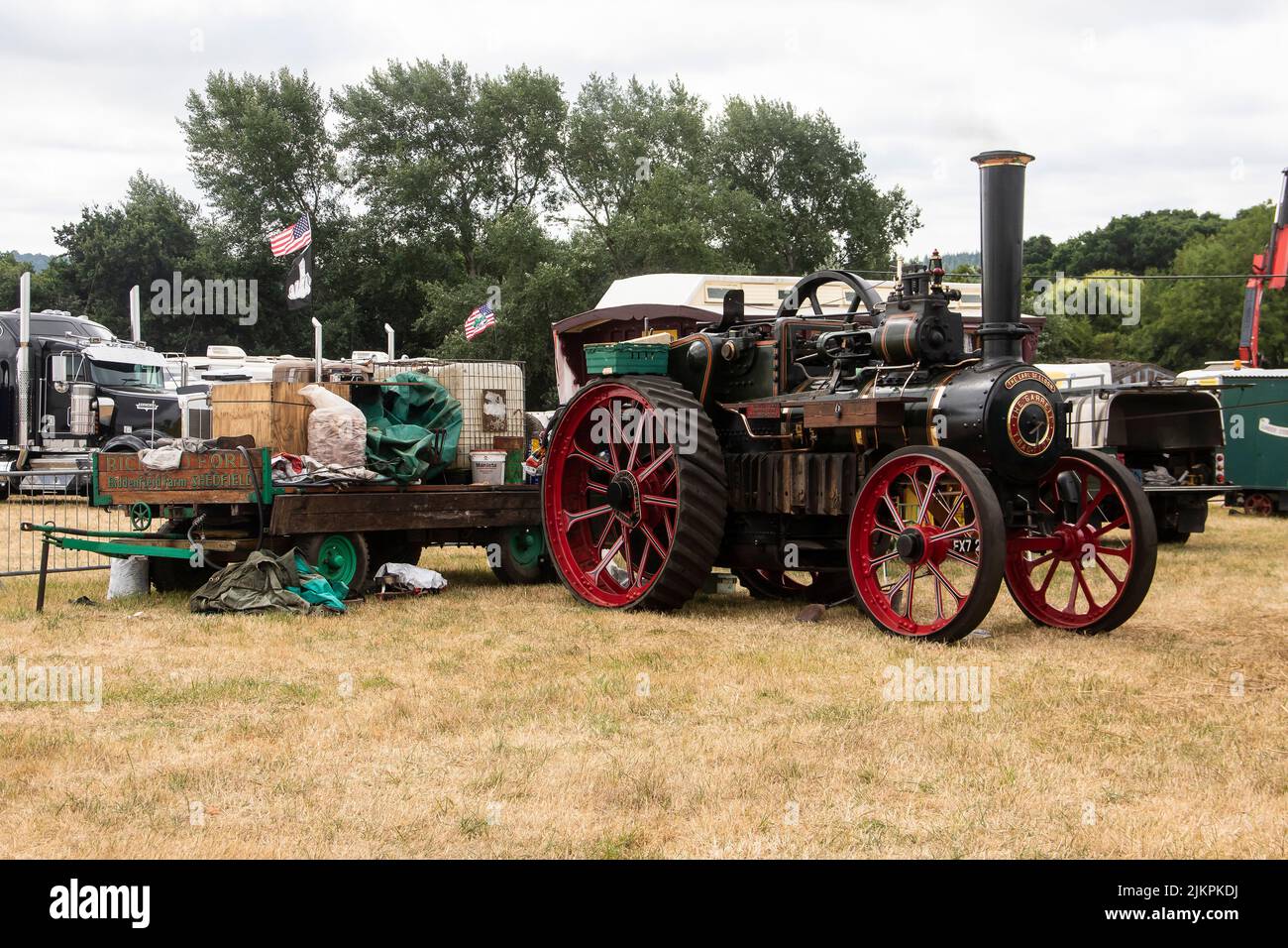 Netley Marsh steam fair 2022, some of the varied vehicles on display ...