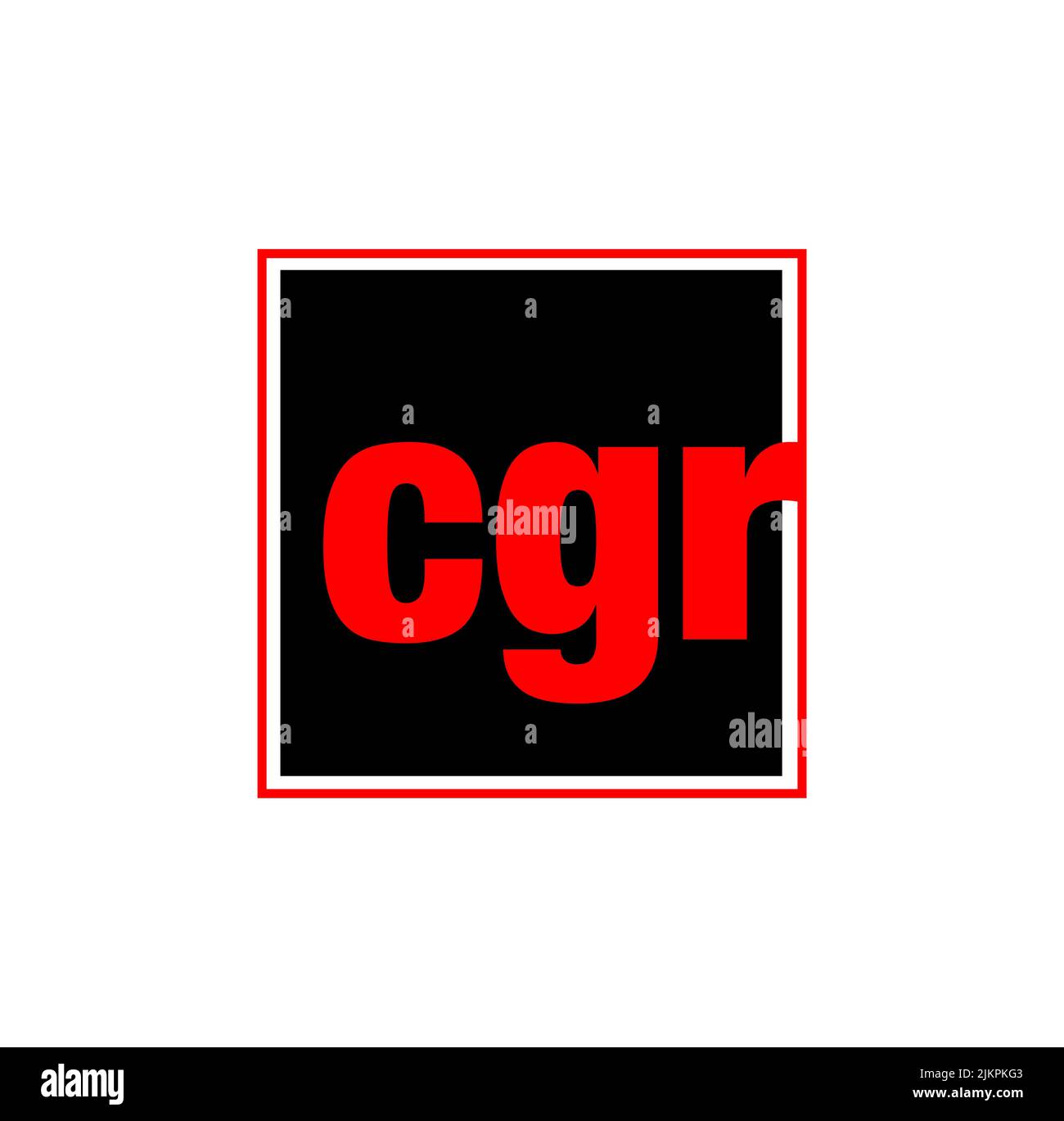 A company or a brand logo of the abbreviation CGR Stock Vector Image ...