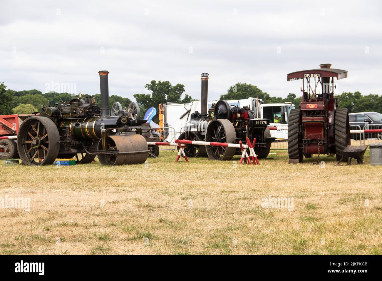 Netley Marsh steam fair 2022, some of the varied vehicles on display ...