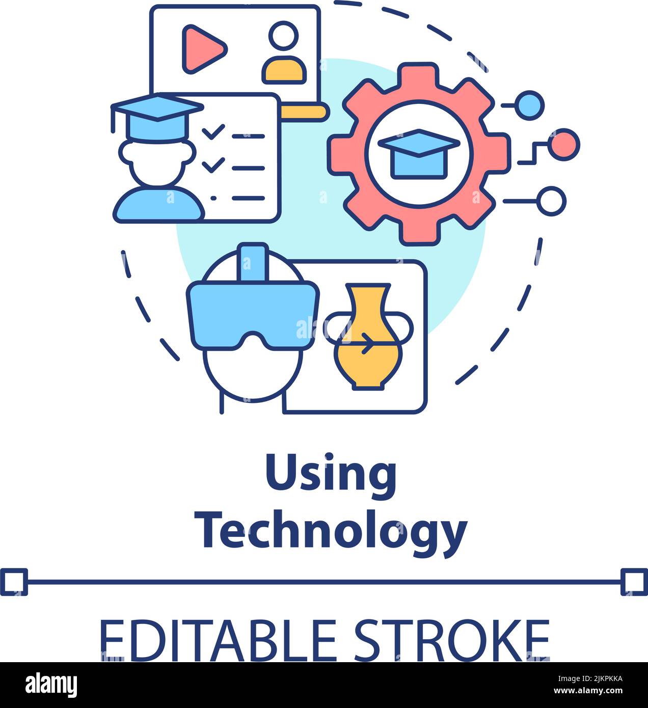 Using technology concept icon Stock Vector Image & Art - Alamy Using technology concept icon Stock Vector Image & Art - Alamy
