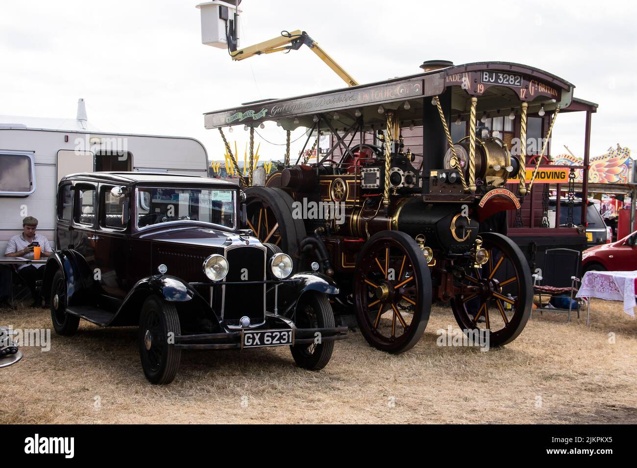 Netley Marsh steam fair 2022, some of the varied vehicles on display ...