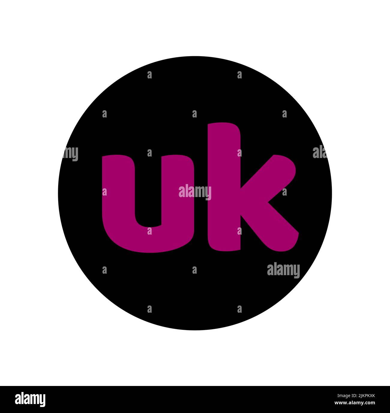A company or a brand logo of the abbreviation UK Stock Vector Image ...