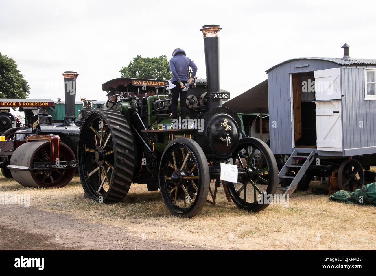 Netley Marsh steam fair 2022, some of the varied vehicles on display ...