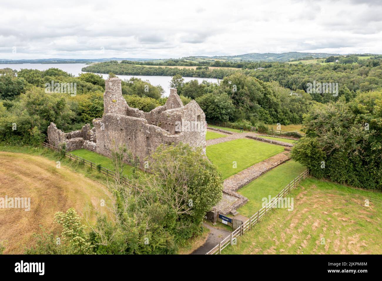 The beautiful Tully Castle by Enniskillen, County Fermanagh inNorthern ...