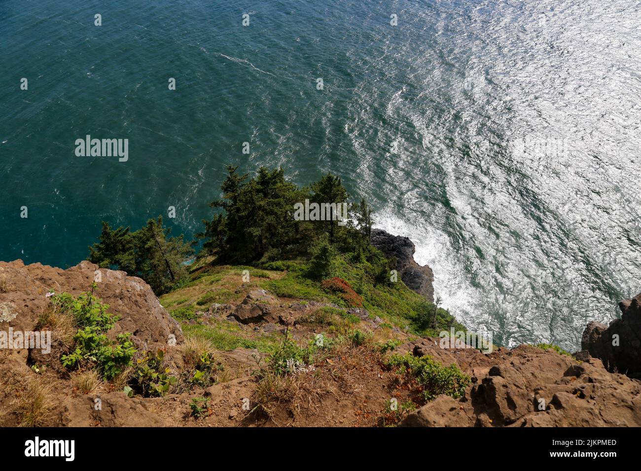 Sea view from cliff natural hi-res stock photography and images - Alamy
