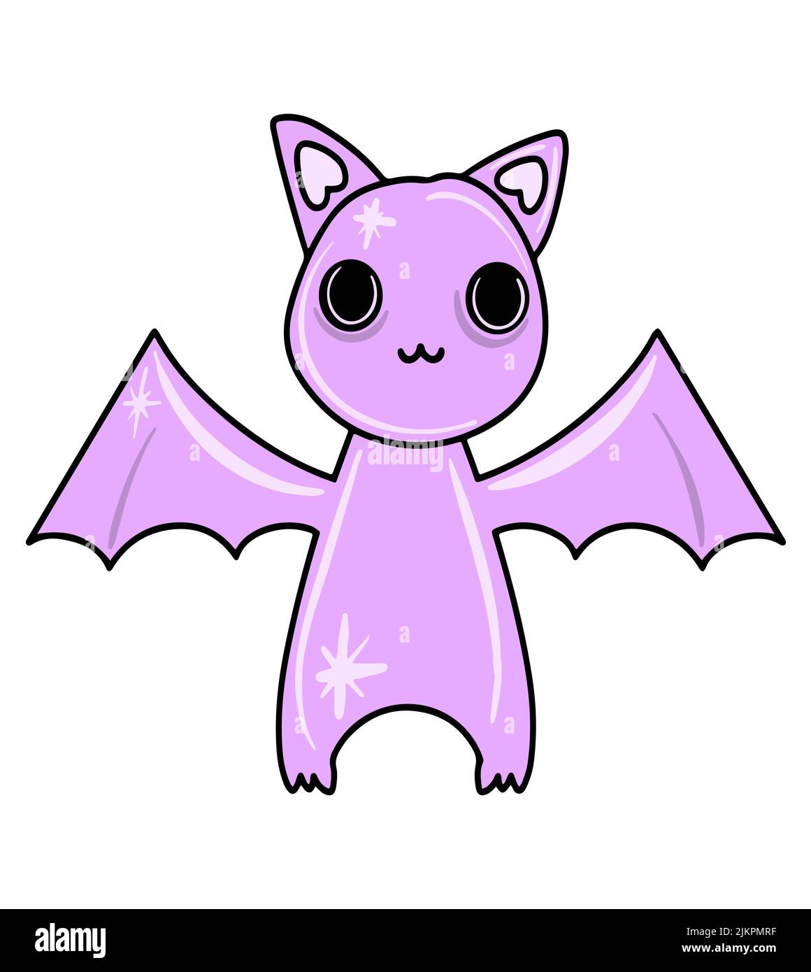 Vector Purple halloween cat monster icon isolated on white background ...