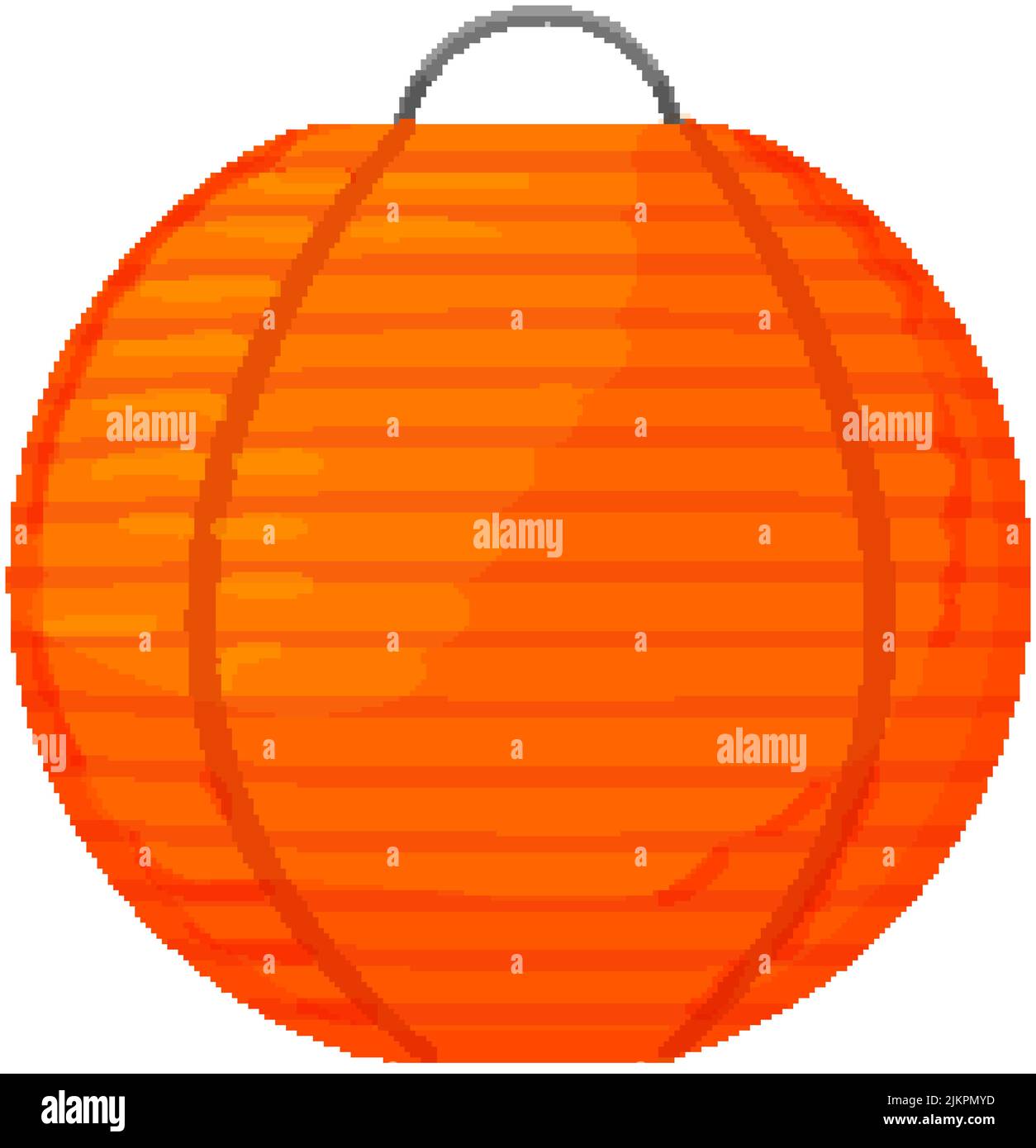 traditional asian lantern cartoon vector illustration Stock Vector ...