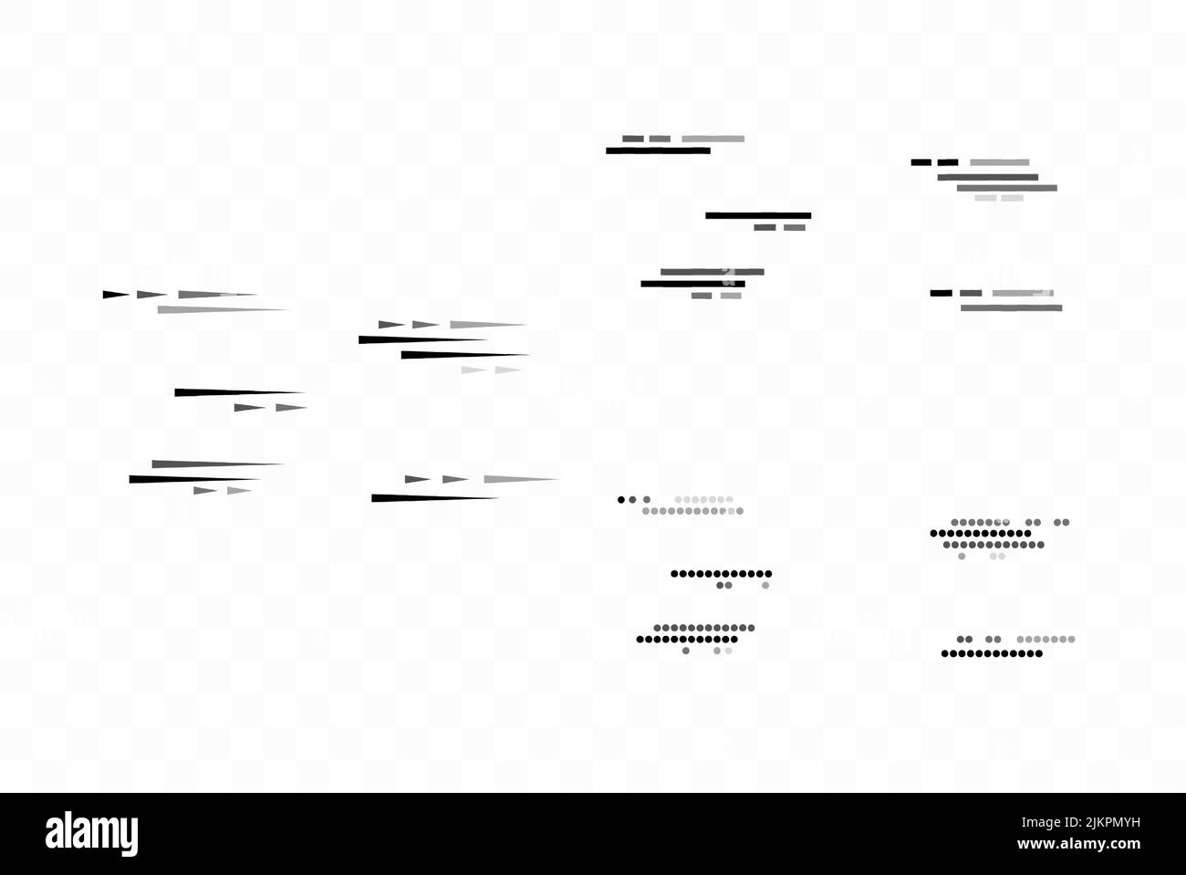 Horizontal sharp lines effect Cut Out Stock Images & Pictures - Alamy