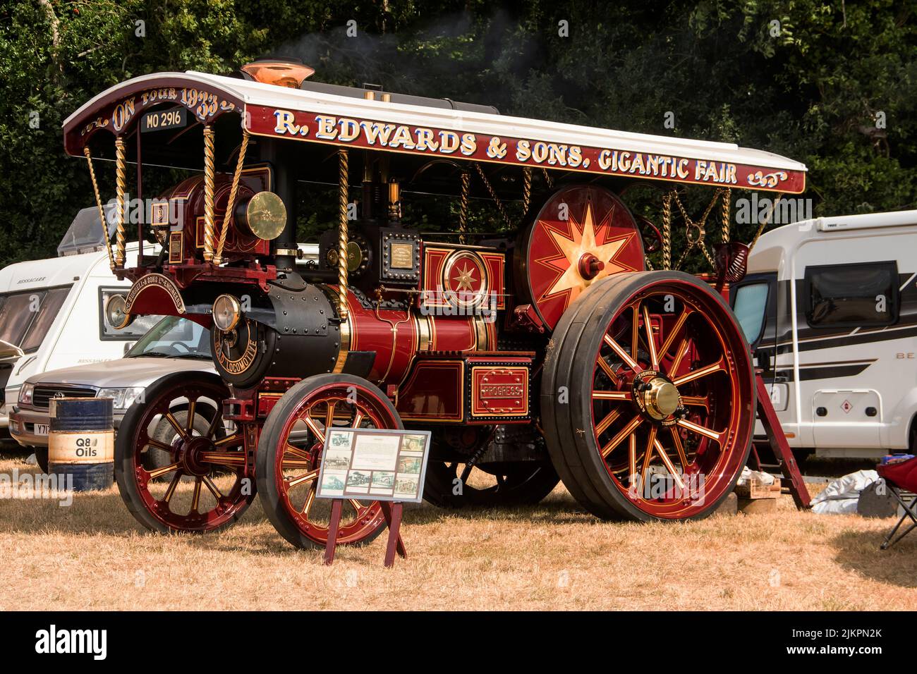 Netley Marsh steam fair 2022, some of the varied vehicles on display ...