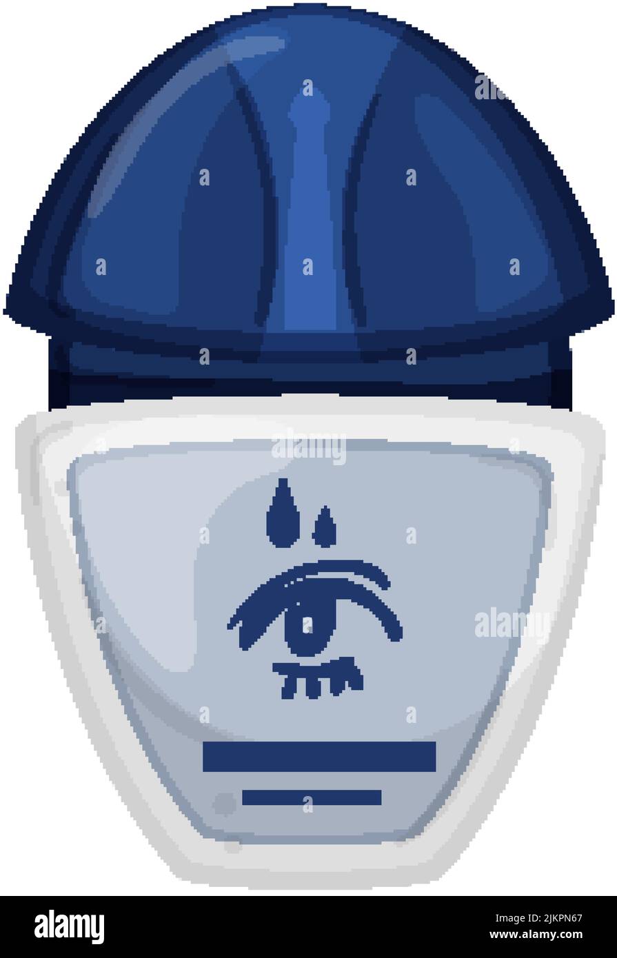 medicine eye drop cartoon vector illustration Stock Vector Image & Art ...