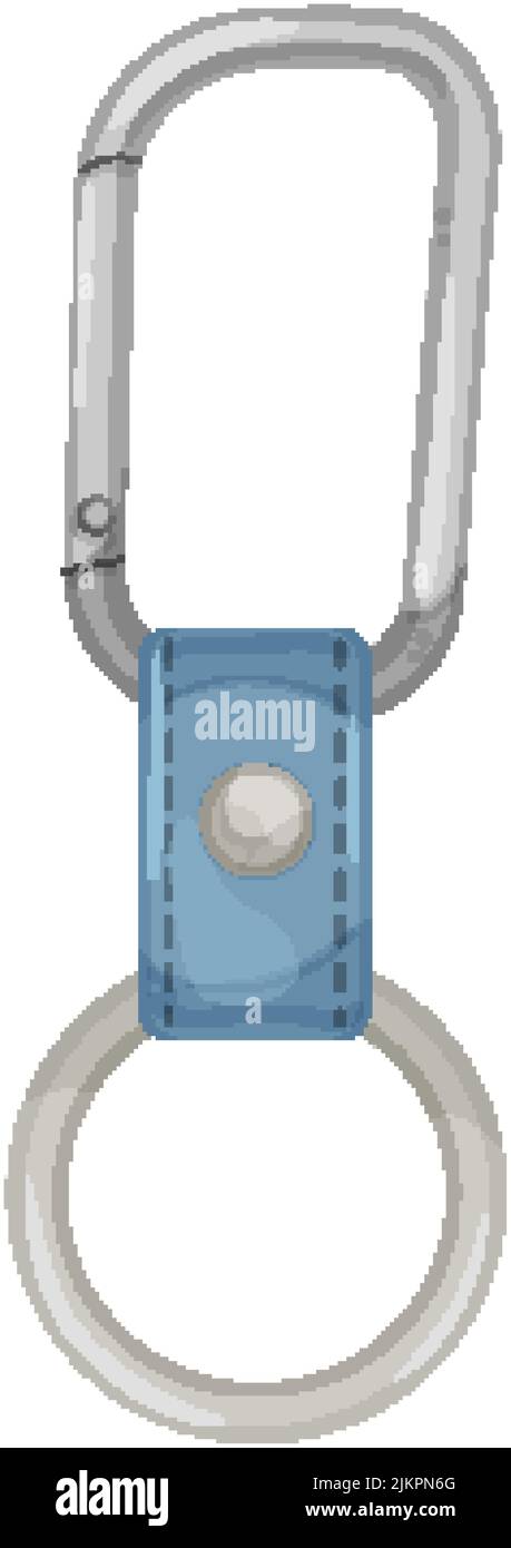 chain keychain key cartoon vector illustration Stock Vector Image & Art ...