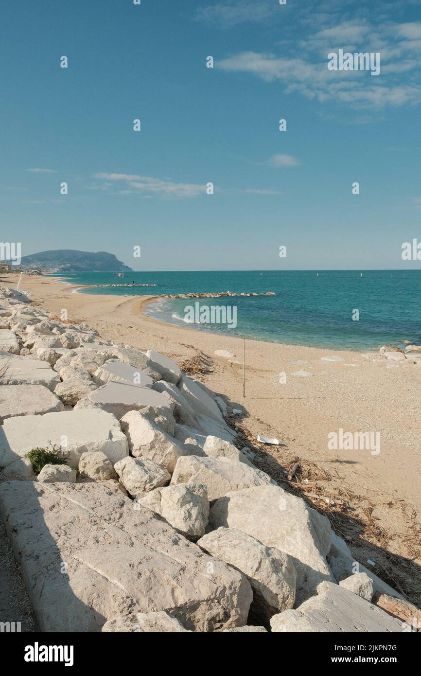 Beautiful sandy sea beach stones hi-res stock photography and images ...