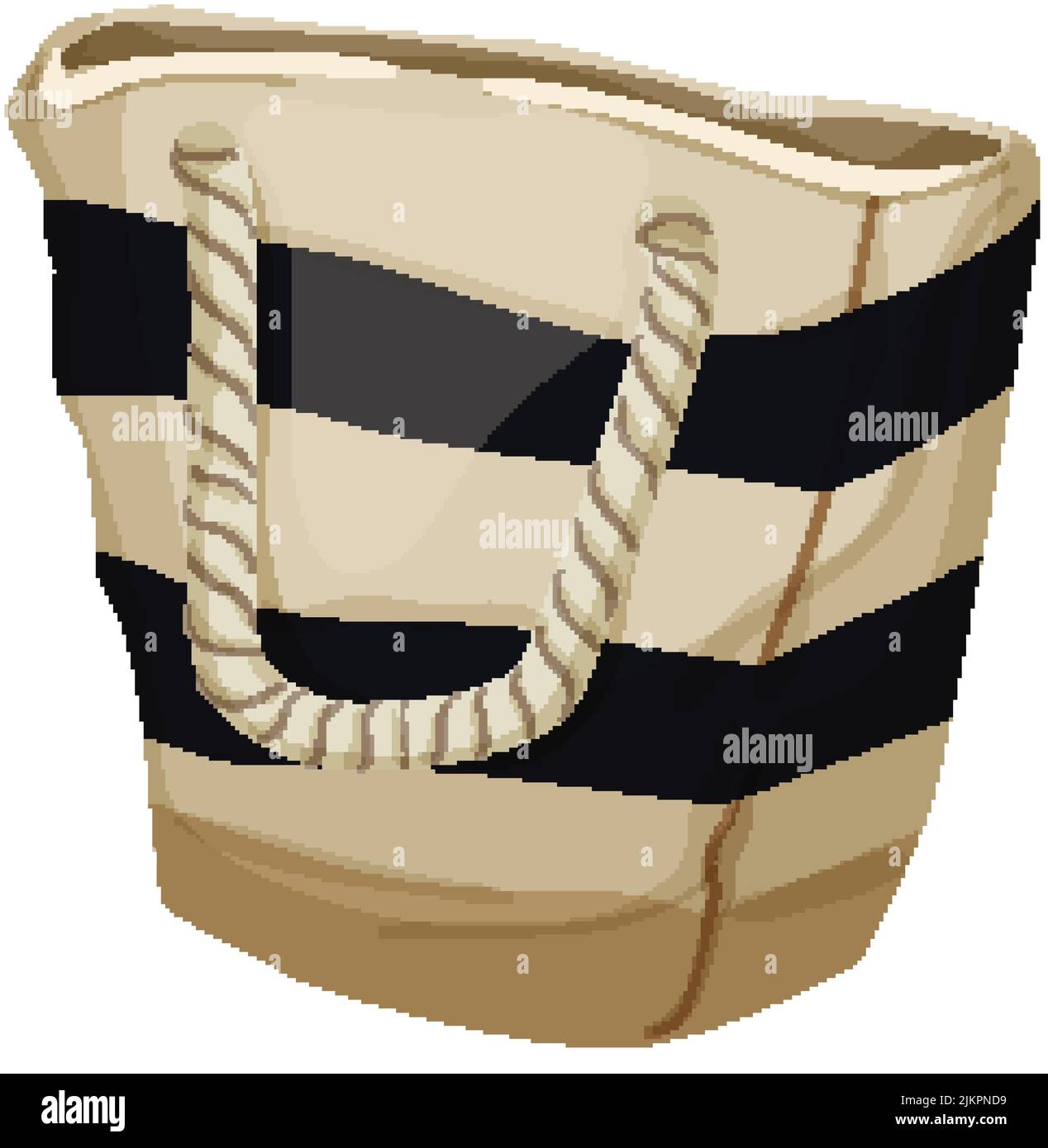 fabric beach bag cartoon vector illustration Stock Vector Image & Art ...