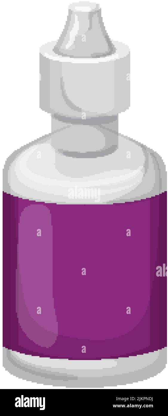 container eye drop cartoon vector illustration Stock Vector Image & Art ...