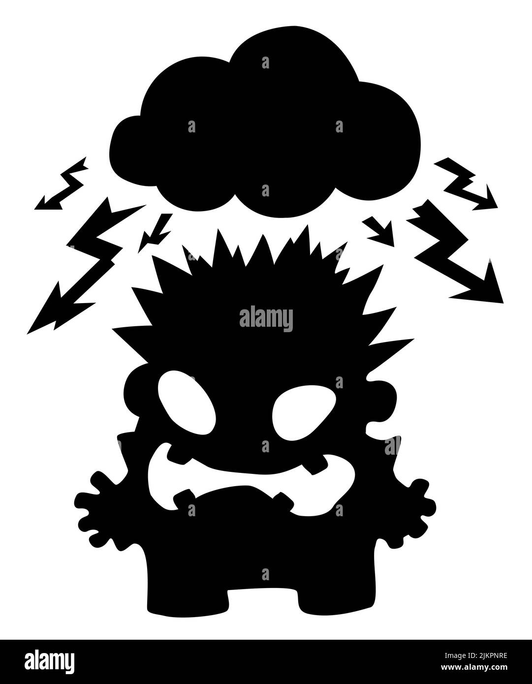 Angry cloud Black and White Stock Photos & Images - Alamy
