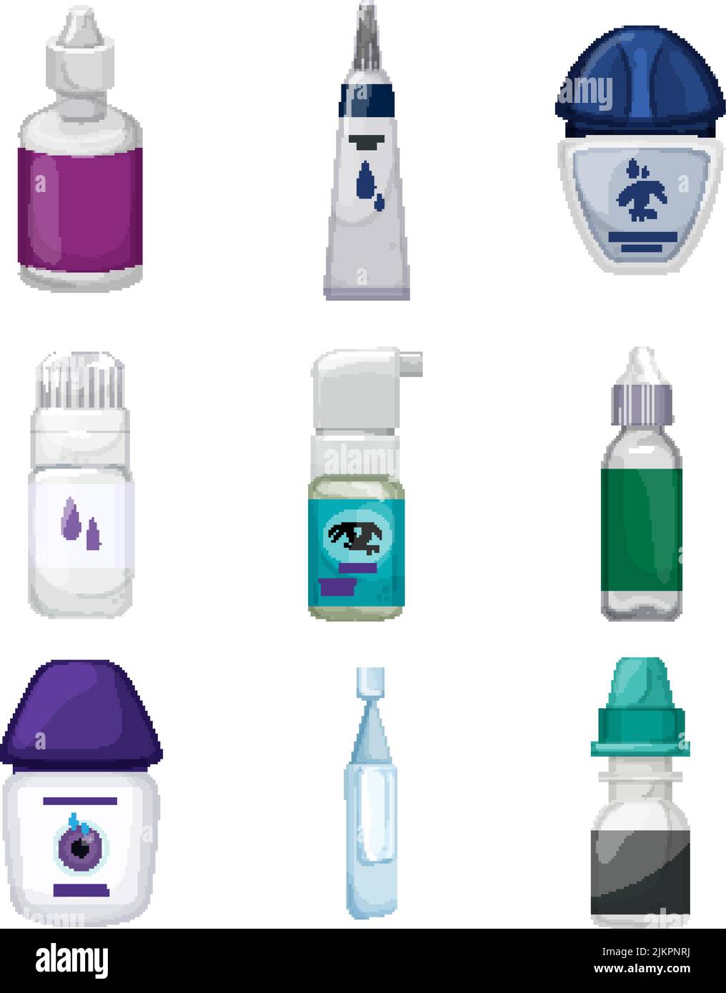 Nasal spray bottle mockup Stock Vector Images - Alamy