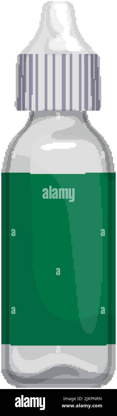 plastic eye drop cartoon vector illustration Stock Vector Image & Art ...