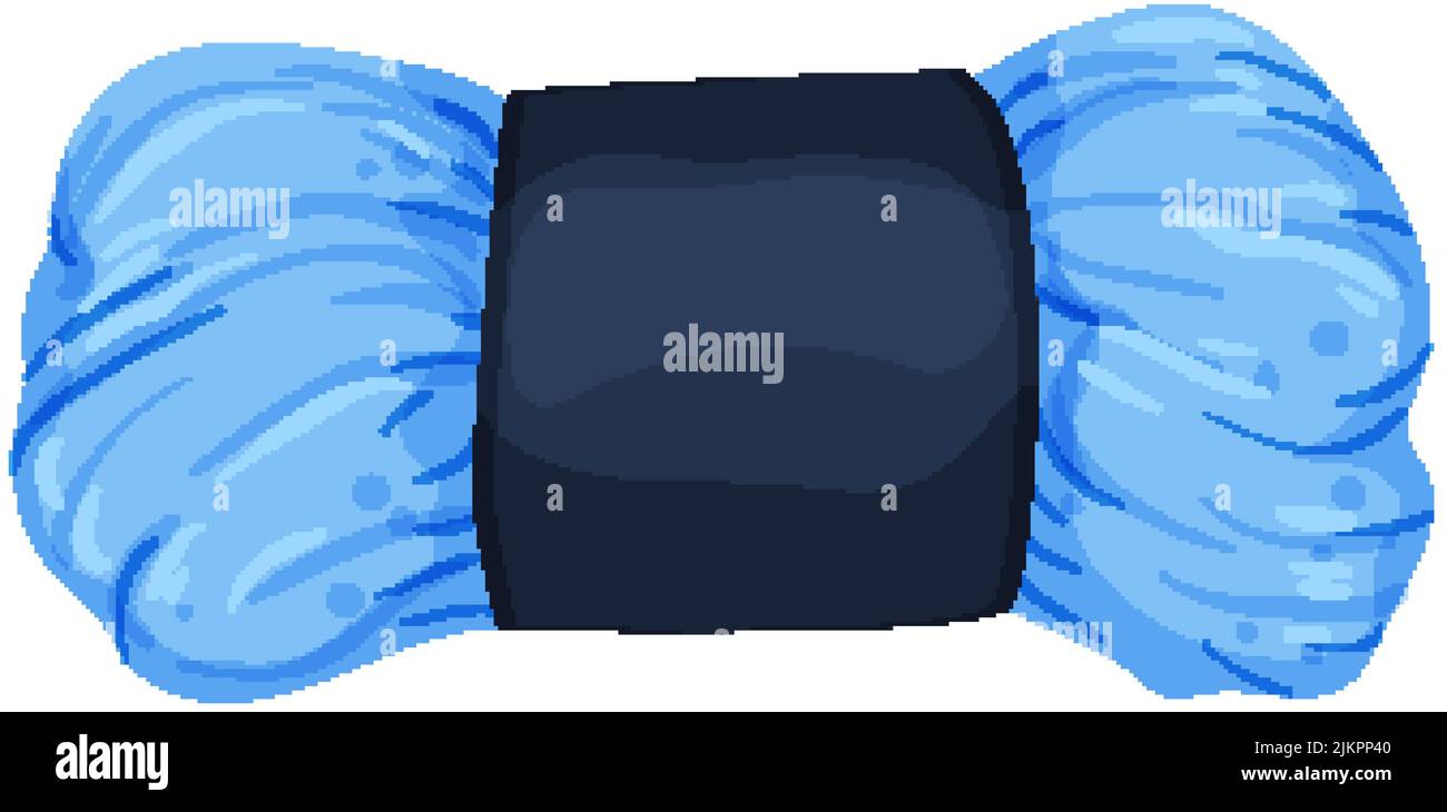 woolen yarn wool cartoon vector illustration Stock Vector Image & Art ...