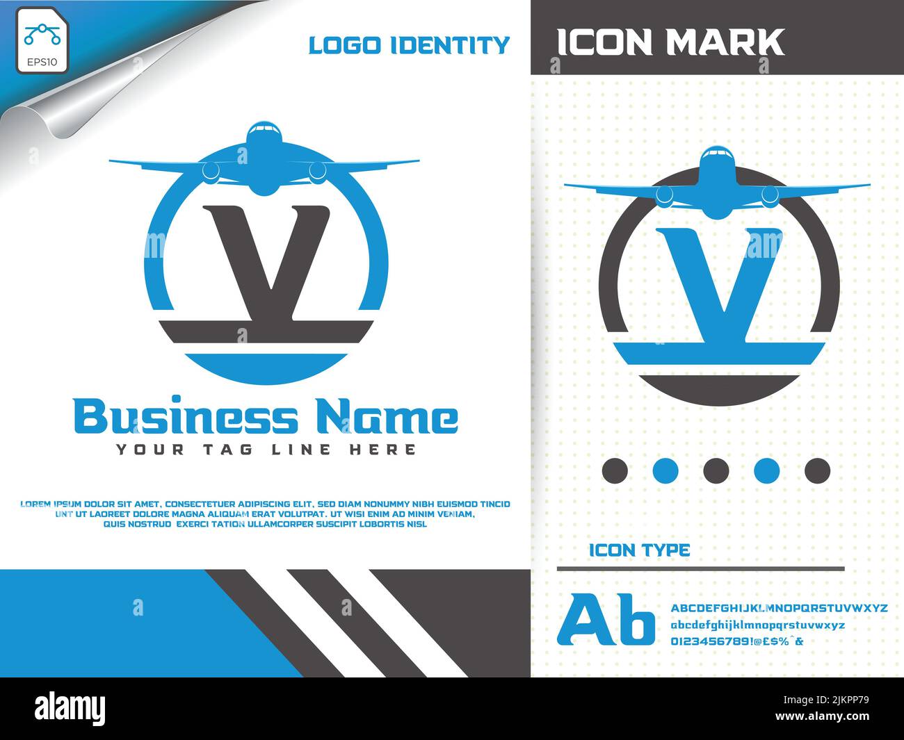 Travel logo with letter v premium vector Stock Vector Image & Art - Alamy