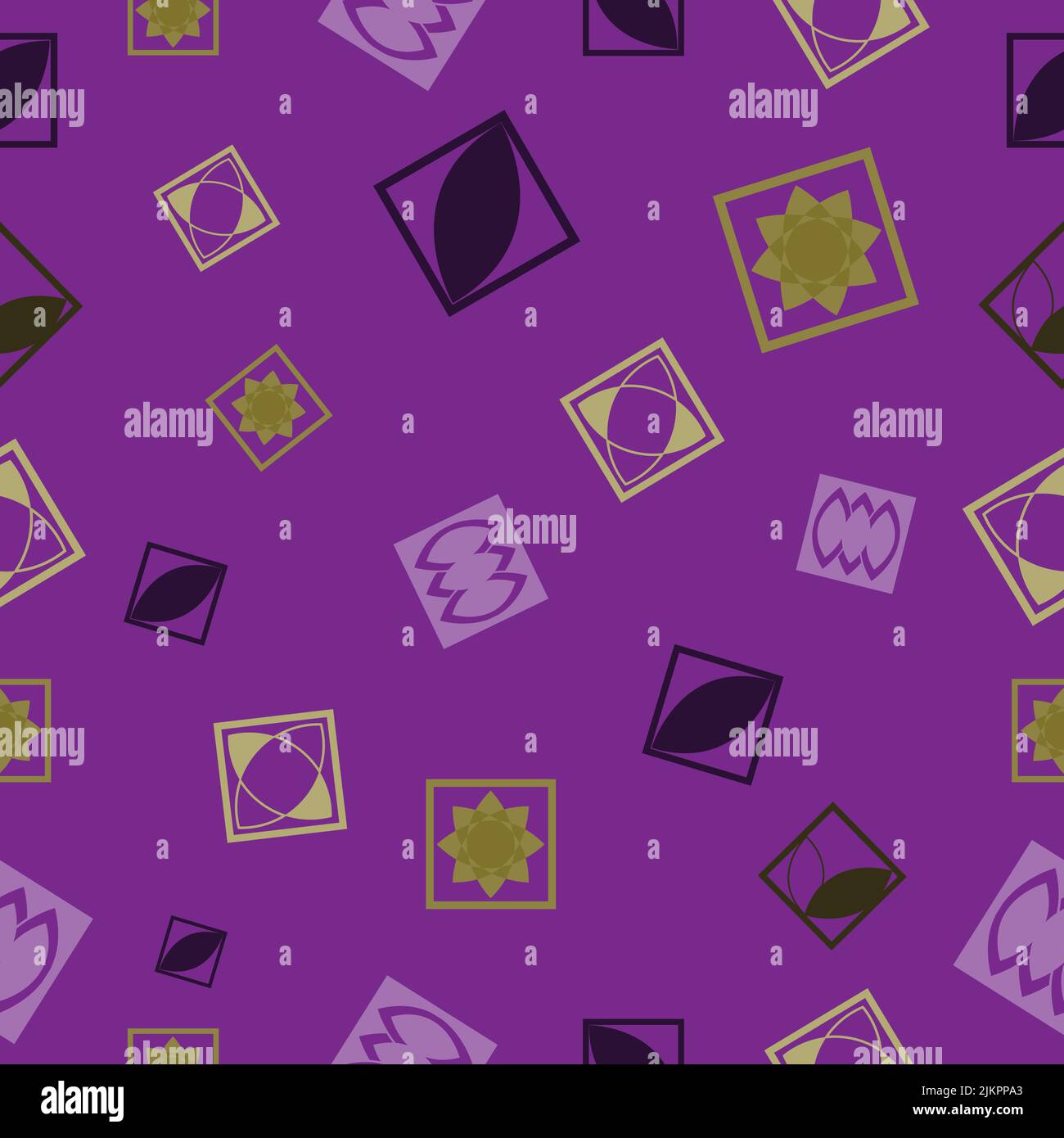 A repeating pattern vector design illustration with geometric nature ...