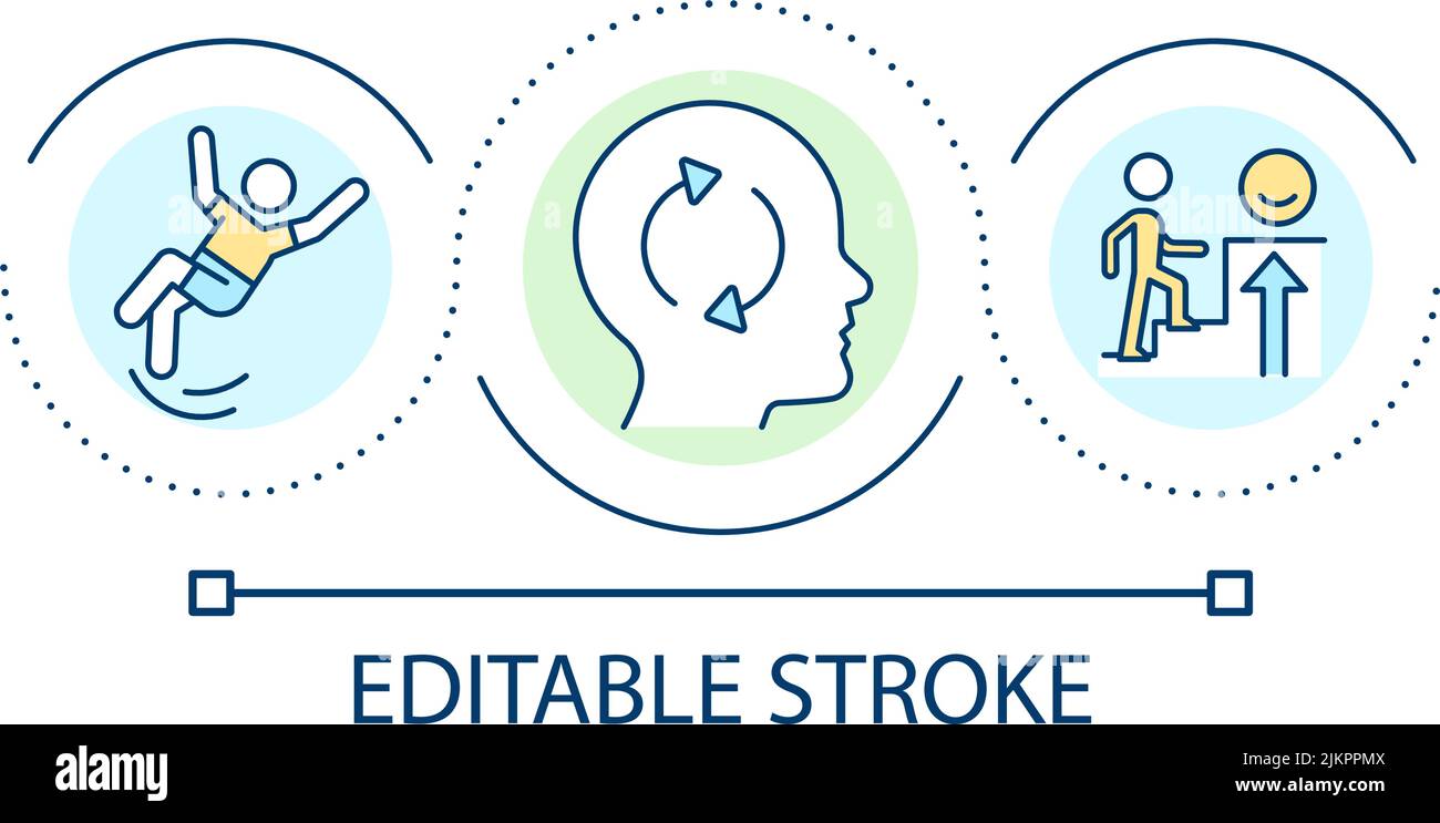 Reinterpreting situation loop concept icon Stock Vector Image & Art - Alamy