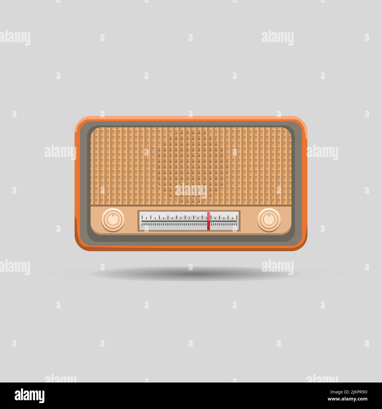 Vintage radio Stock Vector Images - Alamy