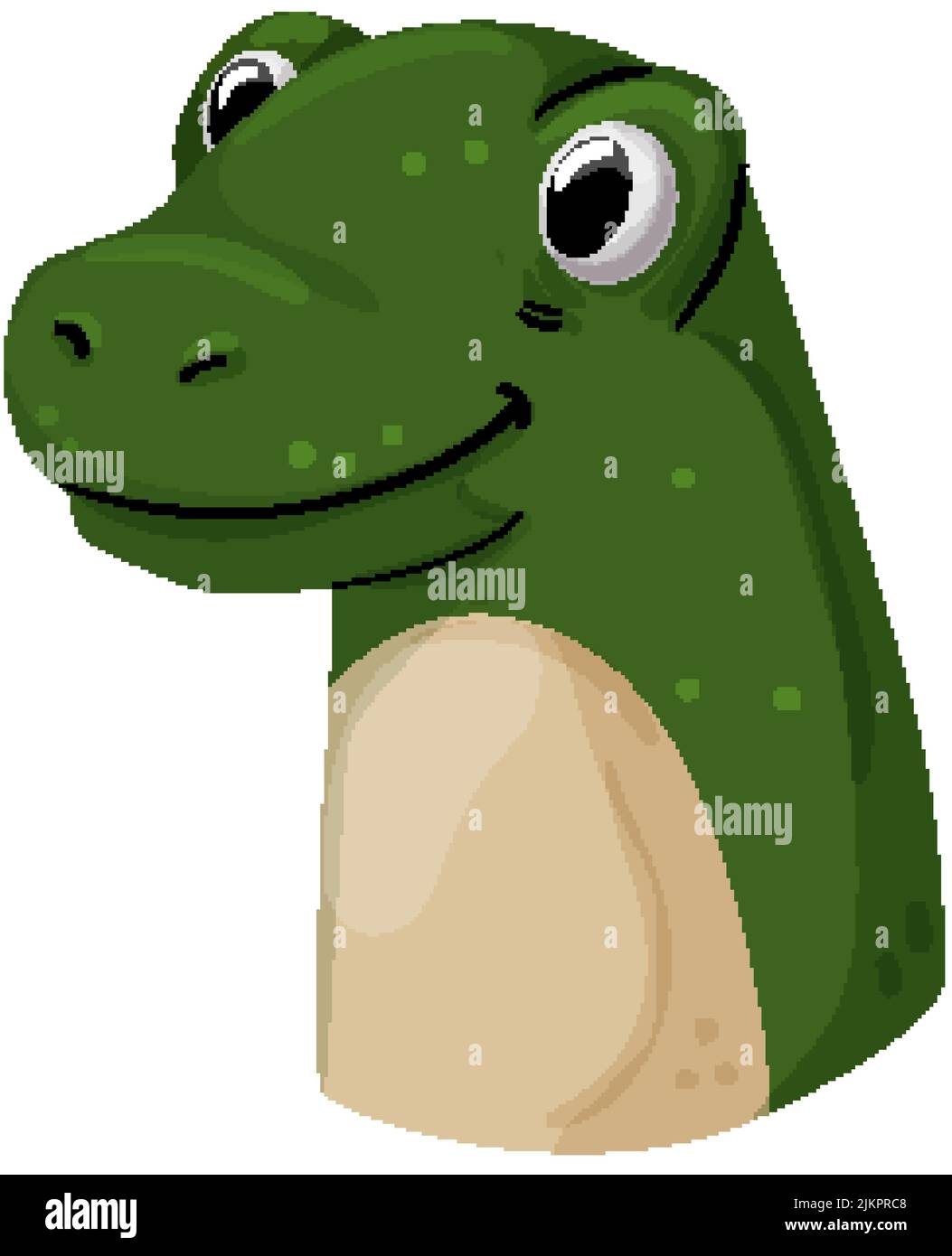 crocodile hand puppet cartoon vector illustration Stock Vector Image ...