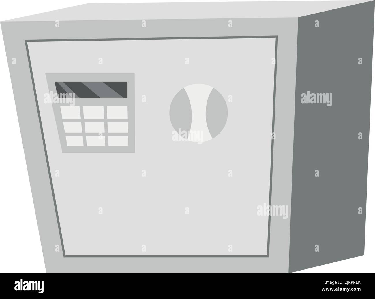 Safe Box Semi Flat Color Vector Object Stock Vector Image And Art Alamy