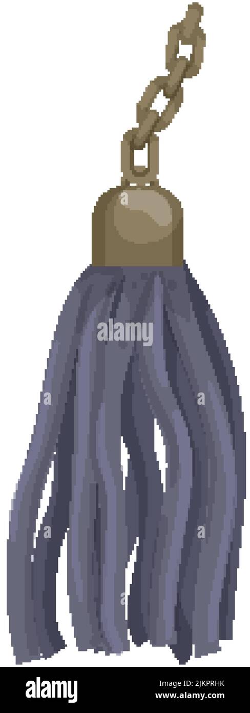 string tassel rope cartoon vector illustration Stock Vector Image & Art ...