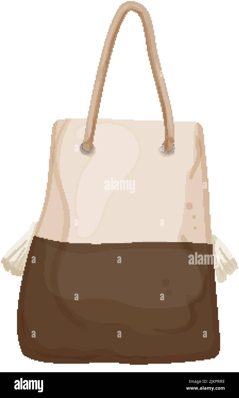 handbag beach bag cartoon vector illustration Stock Vector Image & Art ...
