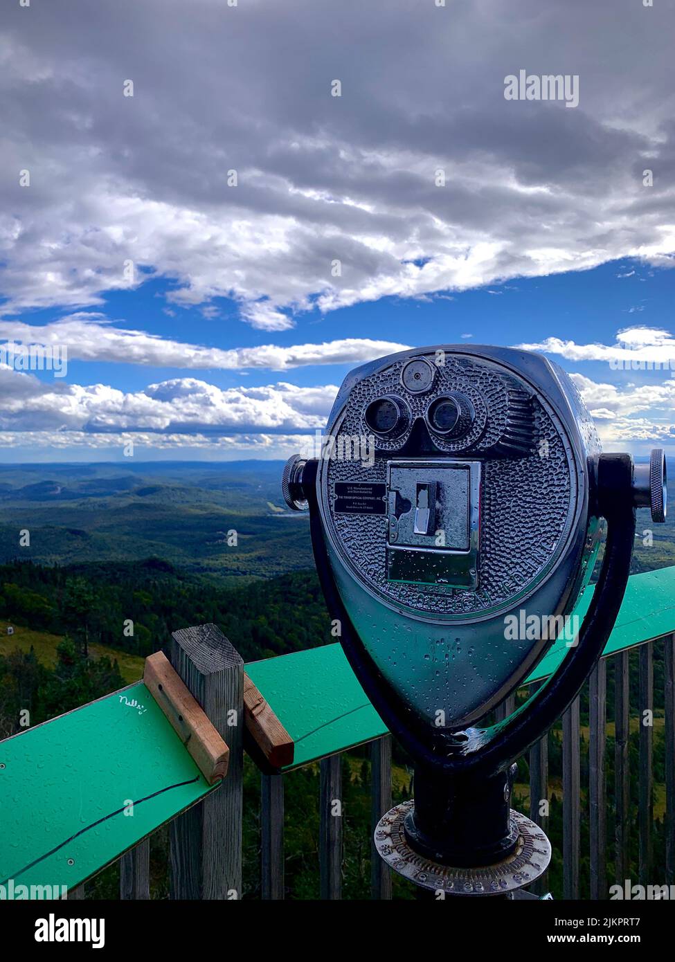 Mont-Tremblant, Quebec, Canada with a high view point Stock Photo - Alamy
