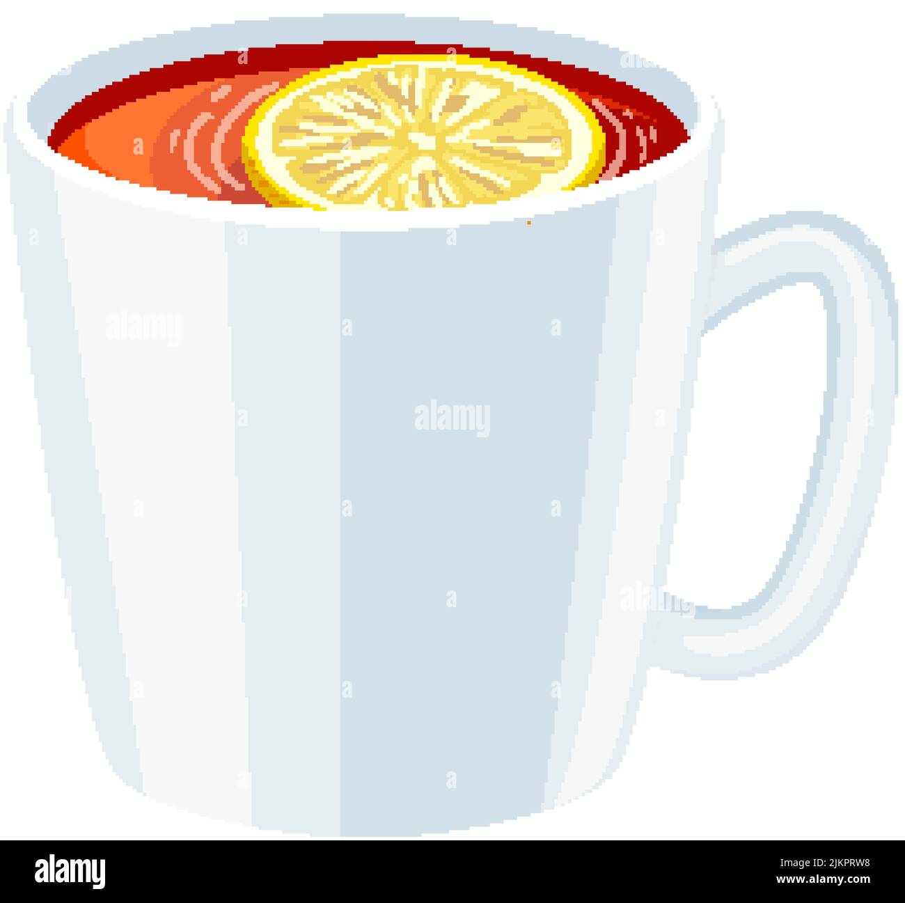 lemon tea cartoon vector illustration Stock Vector Image & Art - Alamy