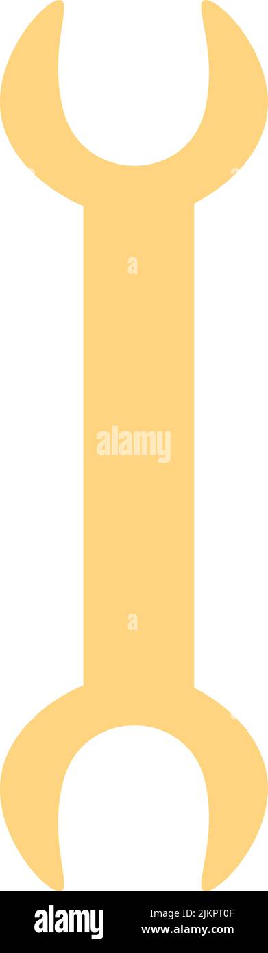 Wrench semi flat color vector object Stock Vector Image & Art - Alamy
