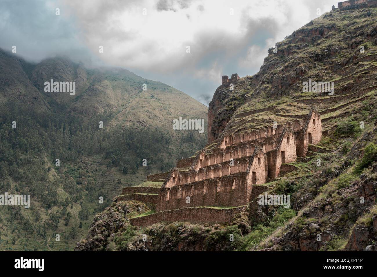 An ancient place of worship in Ollantaytambo, Peru Stock Photo - Alamy