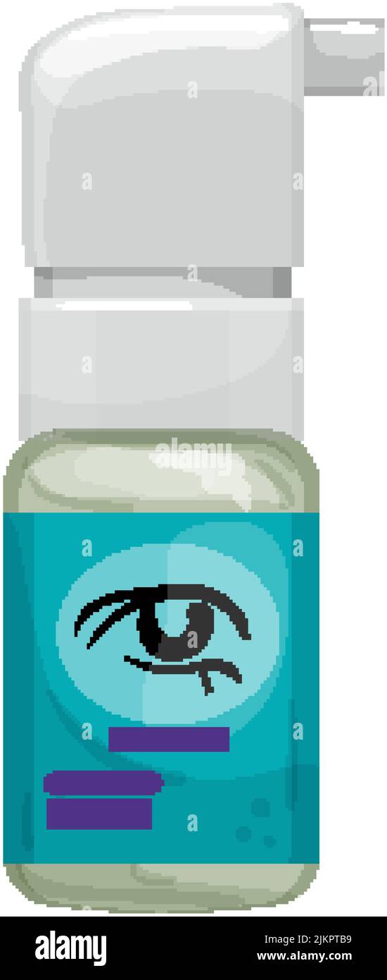 Medical Eye Drop Cartoon Vector Illustration Stock Vector Image And Art Alamy