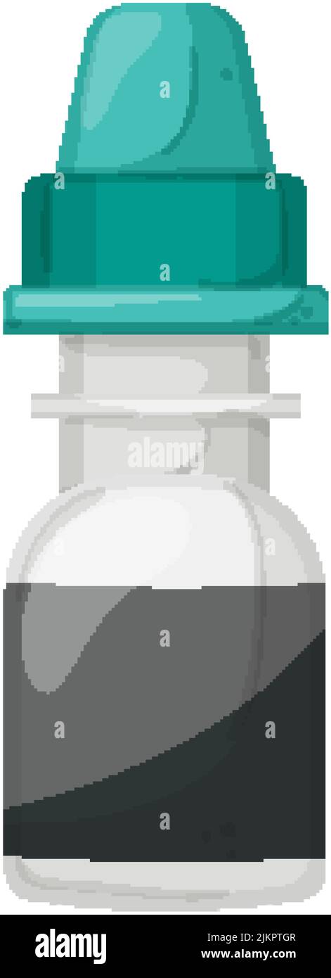 dropper eye drop cartoon vector illustration Stock Vector Image & Art ...