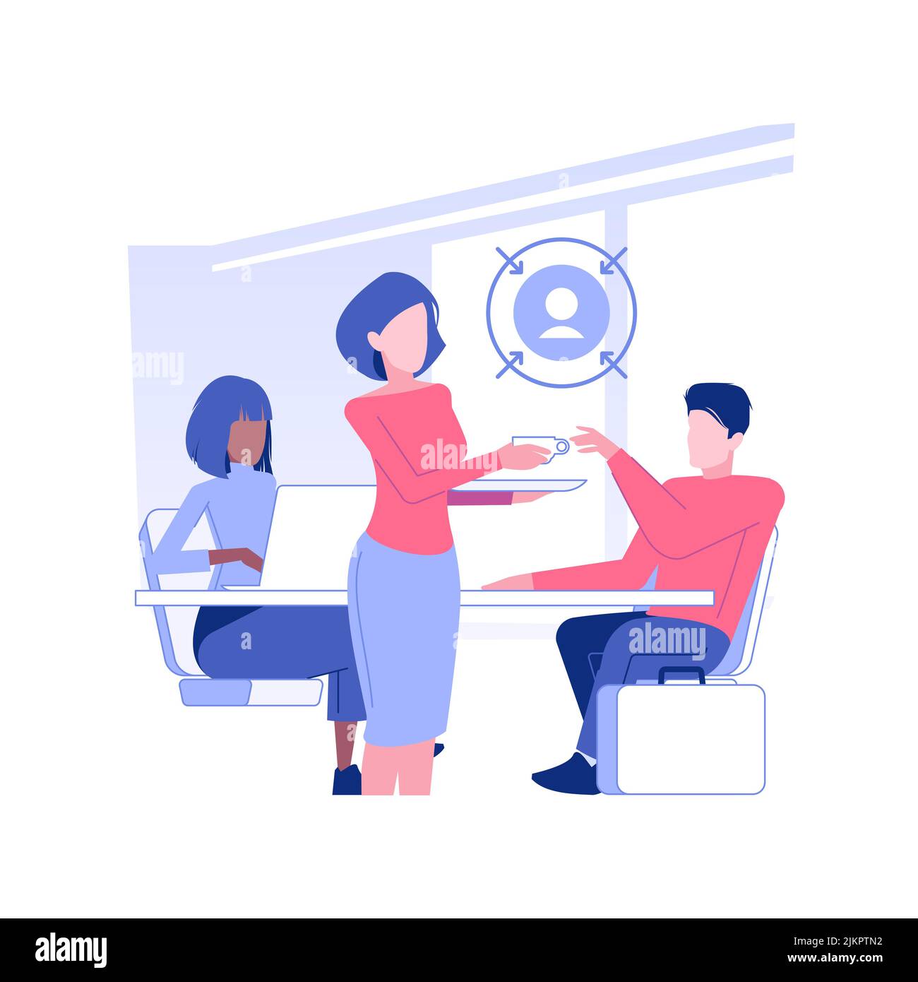 Work etiquette Stock Vector Images - Alamy