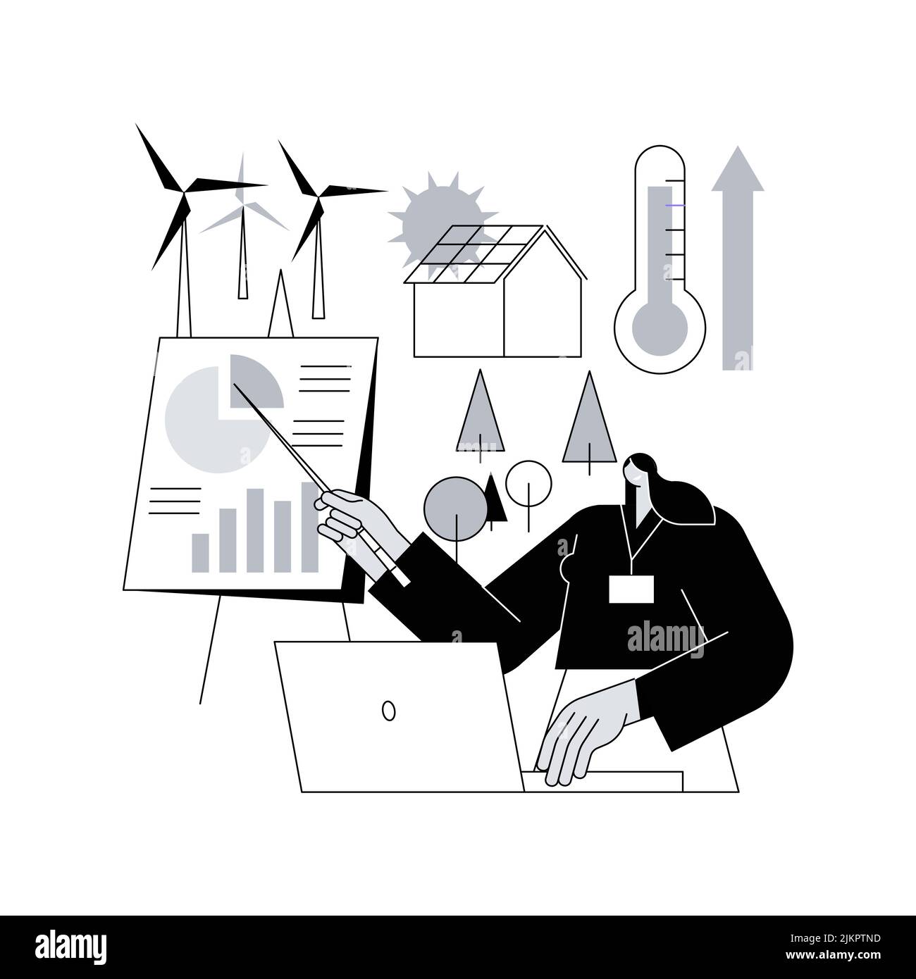 Management of resources abstract concept vector illustration. Economics ...